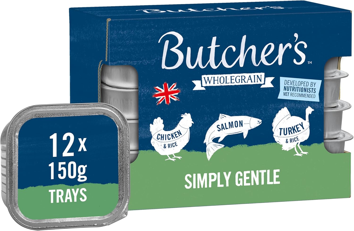 Butcher's Simply Gentle Dog Food Trays 12 x 3 x 150 g : Amazon.co.uk ...