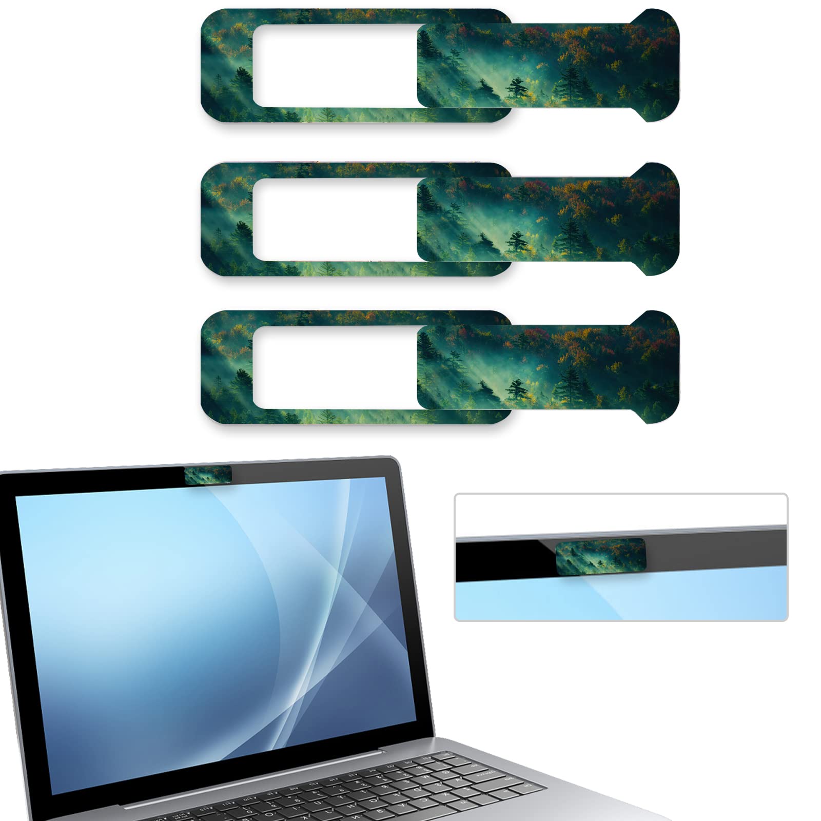 Amazon.com: Webcam Cover, 3 Pieces, Laptop Camera Cover, Privacy ...