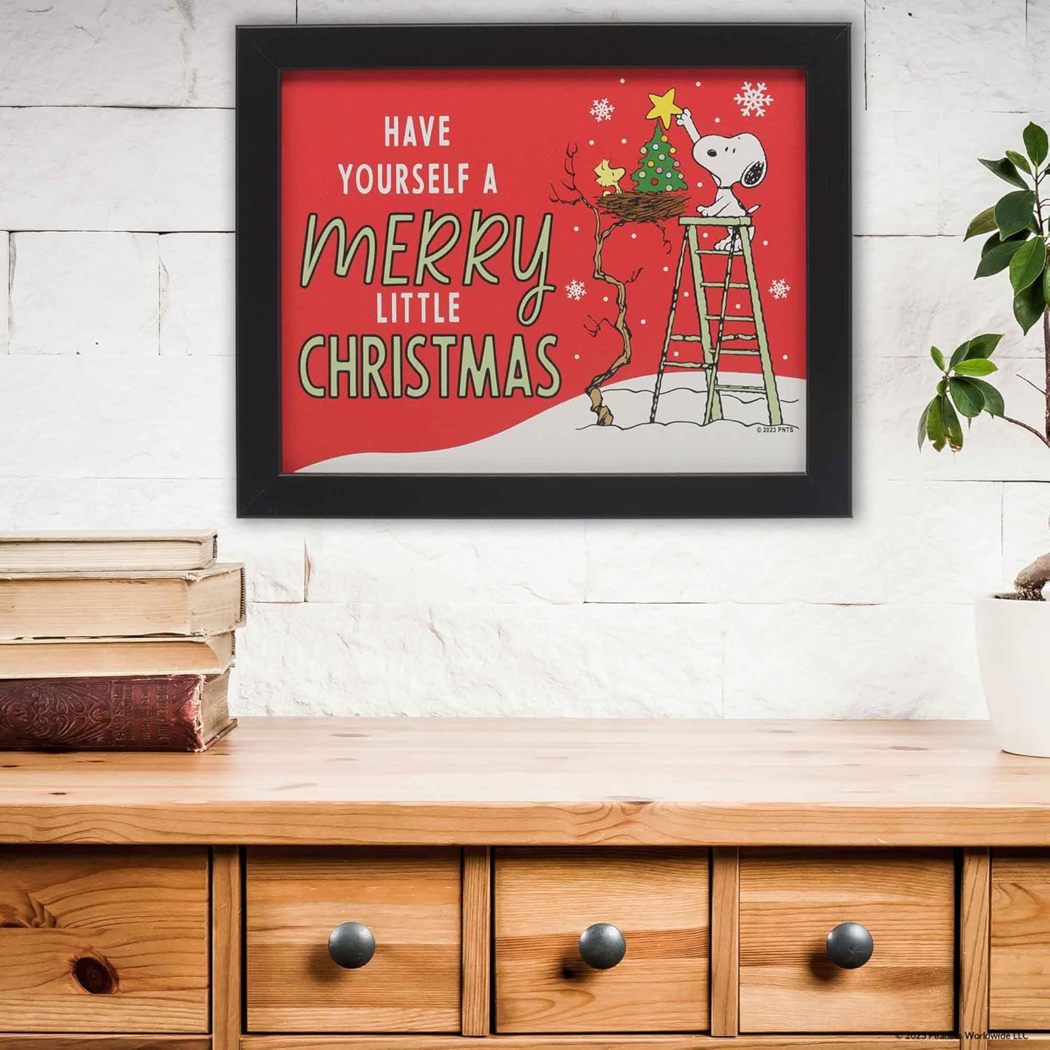 Peanuts Charlie Brown y Snoopy Baseball Teamwork – Cartel de metal ...