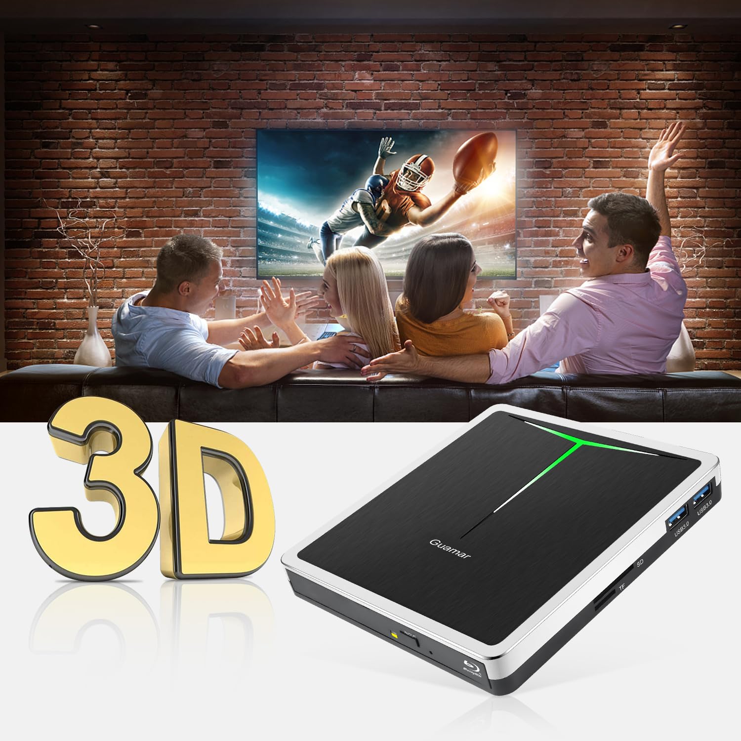 Snapklik.com : External Blu Ray Drive,USB 3.0 Type C Bluray Burner DVD ...