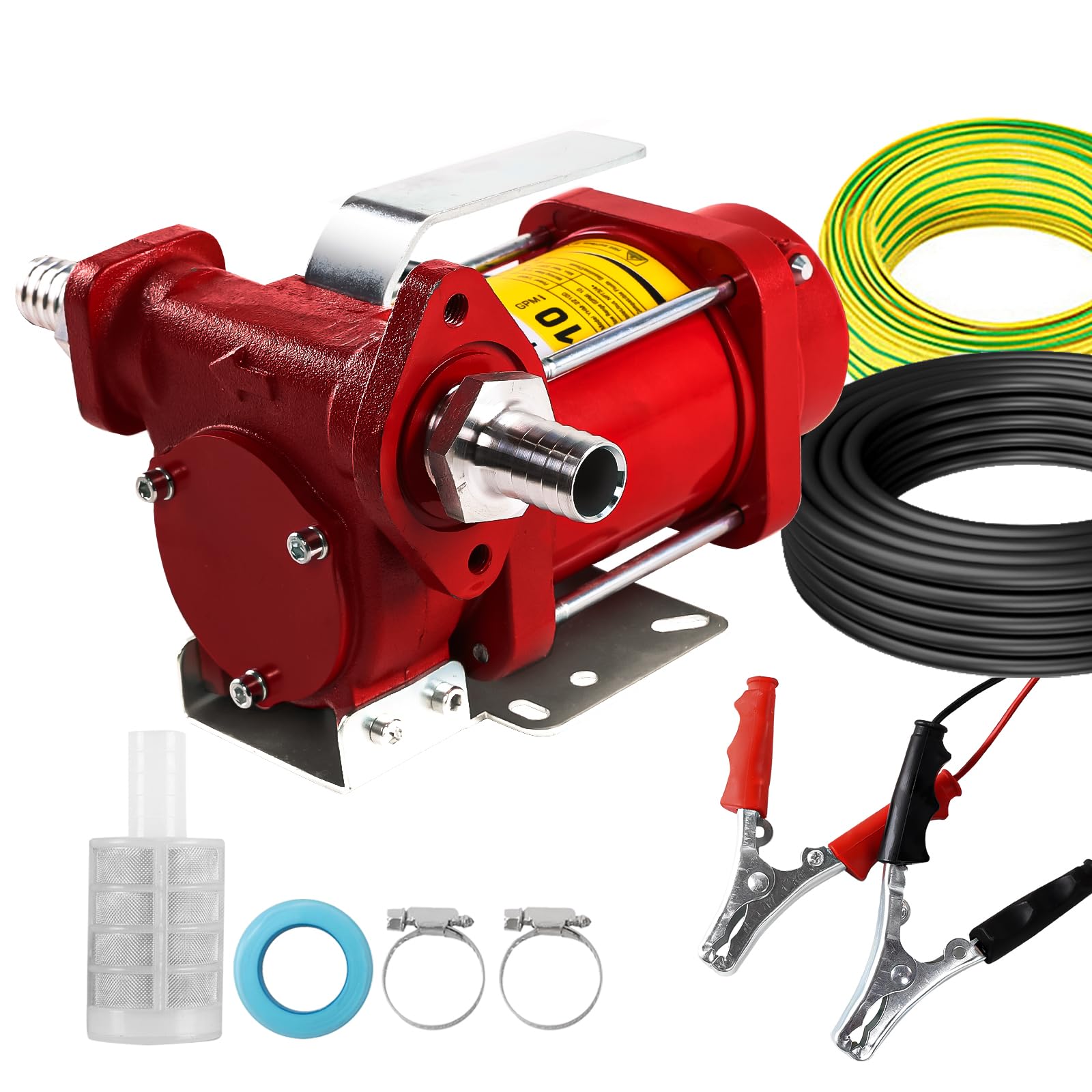 Snapklik.com : Fuel Transfer Pump 10GPM 12V Gasoline Transfer Pump