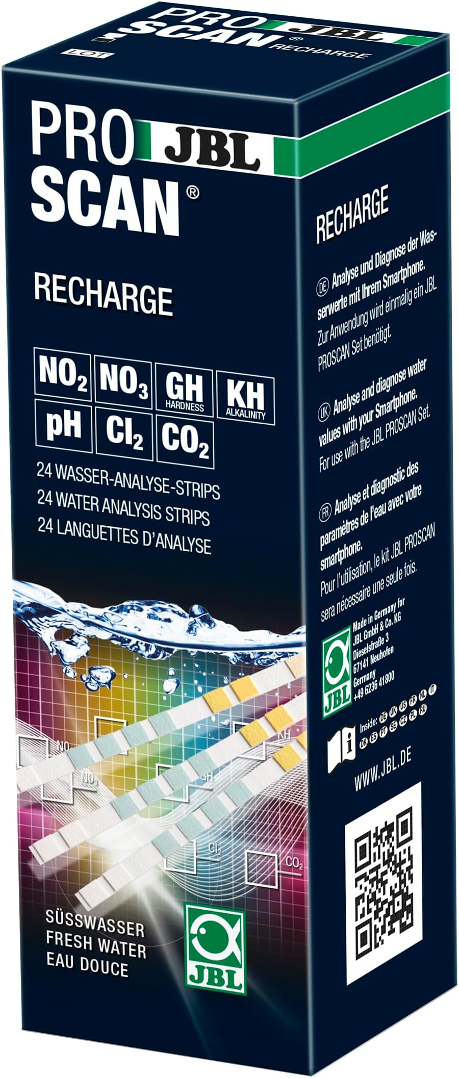 JBL ProScan Recharge, Refill test strips for analysis via smartphone ...