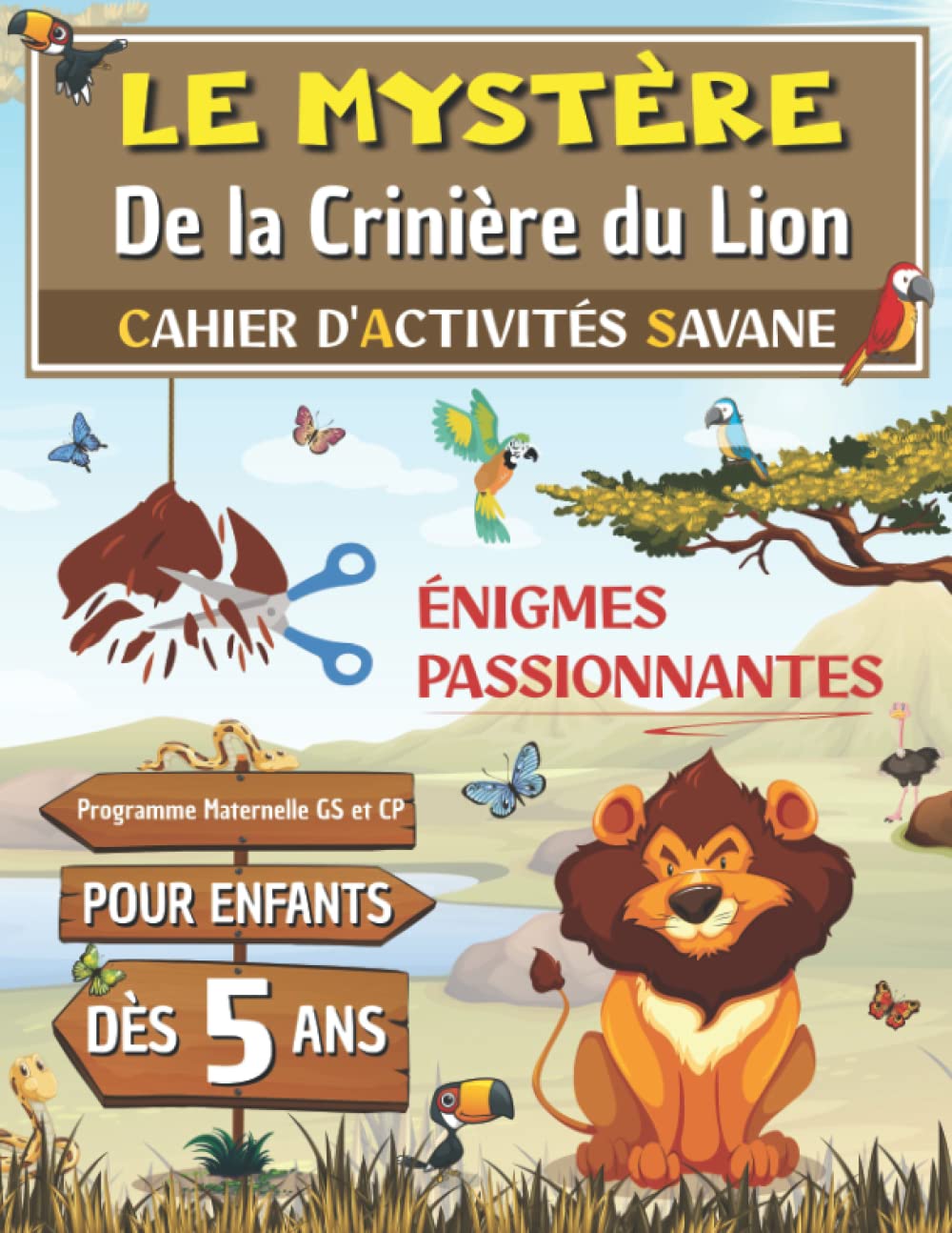 Cahier Dactivites Savane Carnet De Jeux En Couleurs De 5 | Desertcart GB