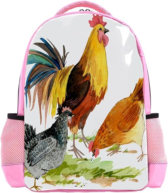Unisex Delayer travel backpack Coloful Chicken men and women fashion ...