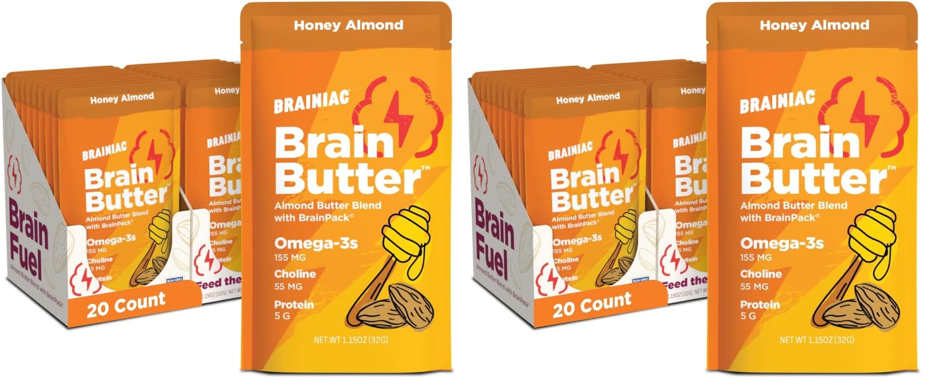 Snapklik.com : Brainiac Almond Butter Blend