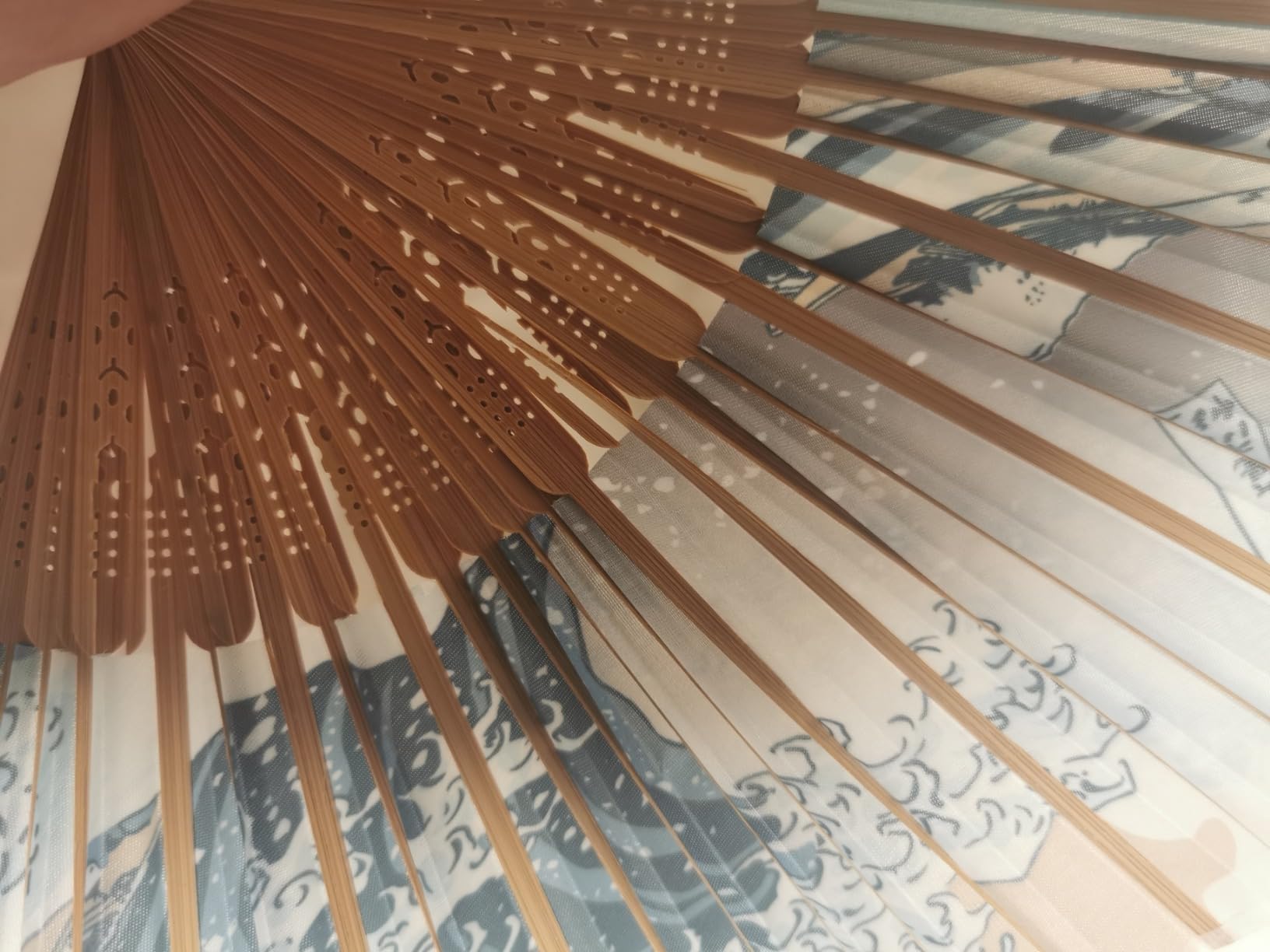 YARRD Folding Fan Hand Fans for Women Wooden Folding Fan Bamboo Gan ...