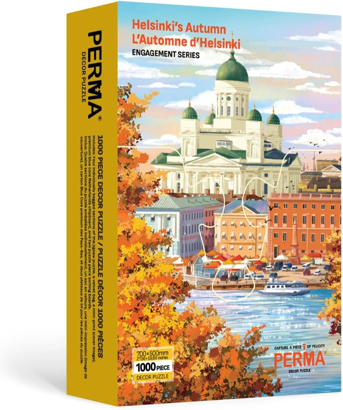 PERMA Helsinki's Autumn 1000 Piece Jigsaw Puzzle for Adults – 27.56” x ...