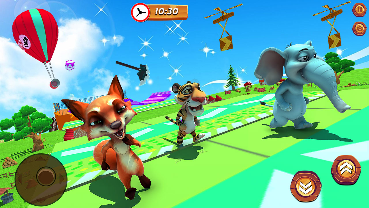 Animal Run Royale Fall Dude Games, Animal Fall Guys Game 3D, Stumble ...