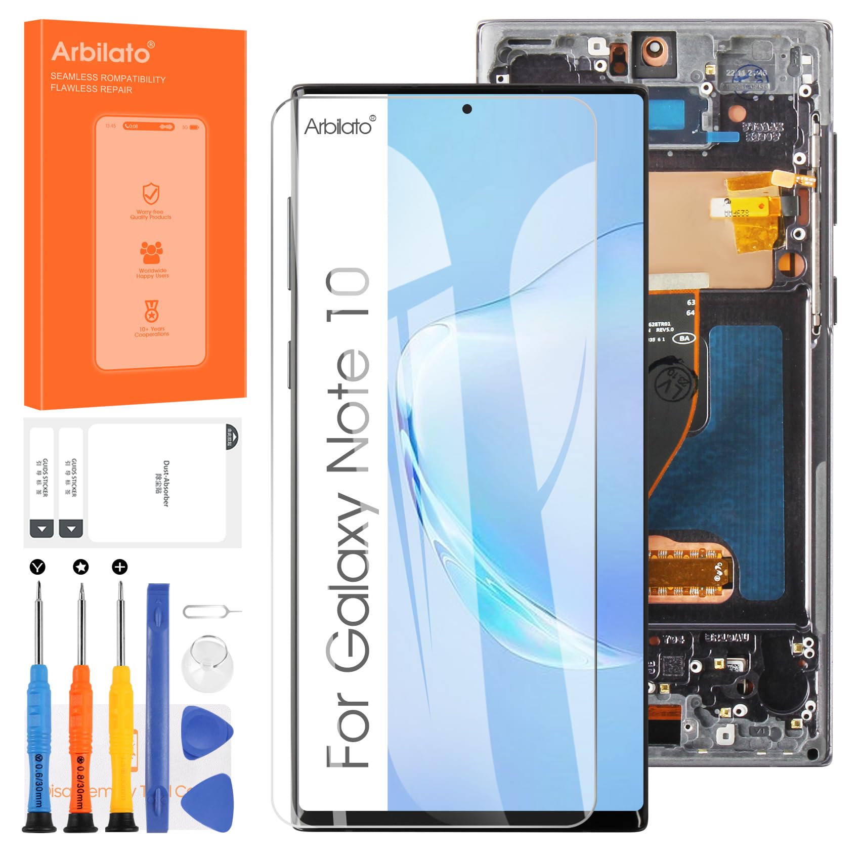 Amazon.com: Incell Screen for Samsung Galaxy Note 10 Screen Replacement ...