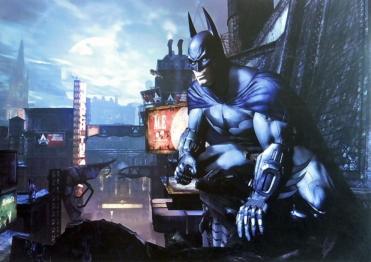 DollsofIndia Batman Crouching - 18 x 12 inches - Unframed Poster : Amazon.in