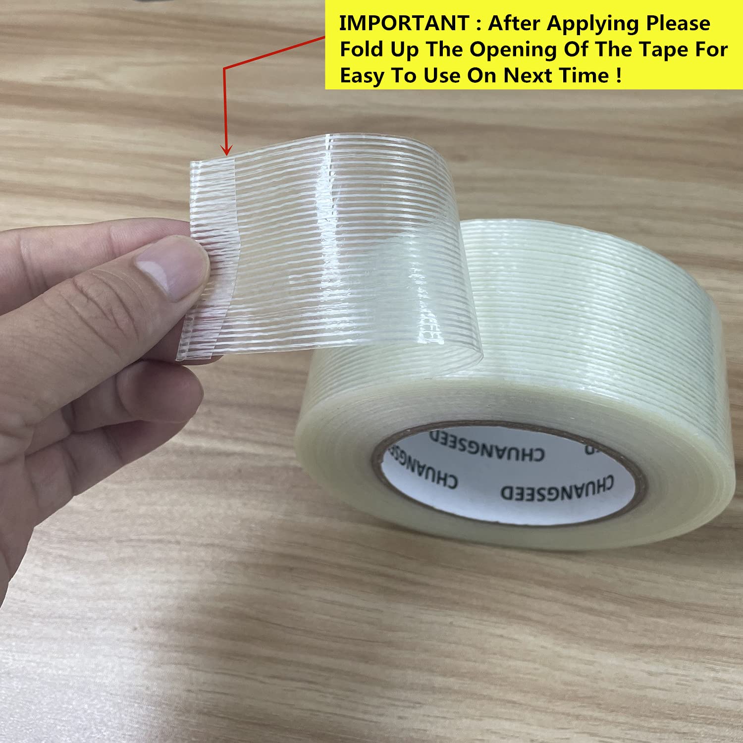 Snapklik.com : 6-Pack Mono Filament Strapping Tape 62mil X 2Inch X ...