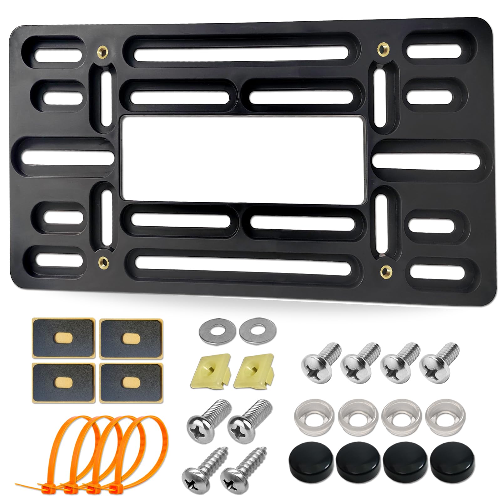 Amazon.com: ZXFOOG Front License Plate Holder Bracket- Front License ...