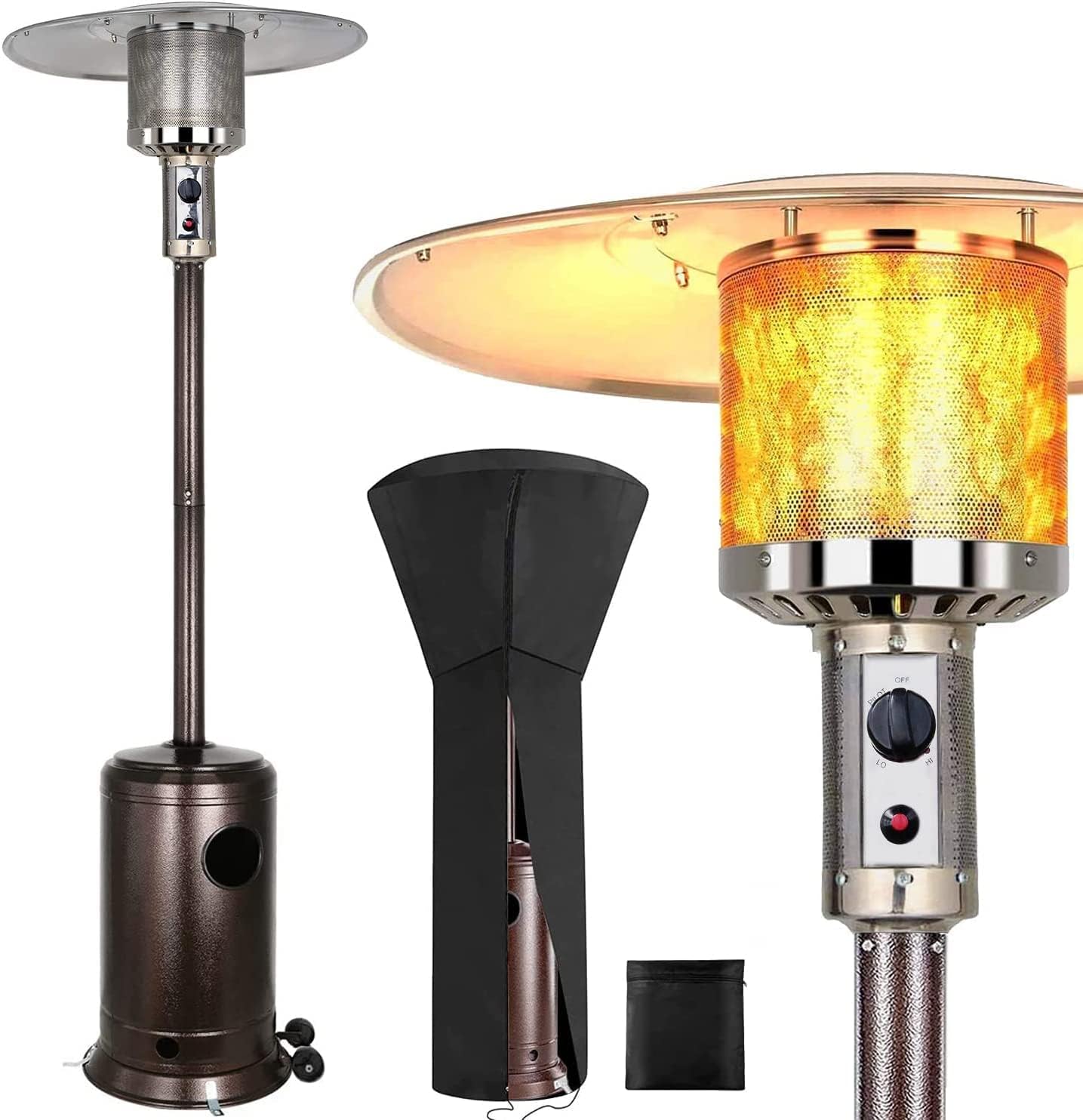 Amazon.com: Propane Patio Heater Outdoor Heaters - 【US in Stock ...