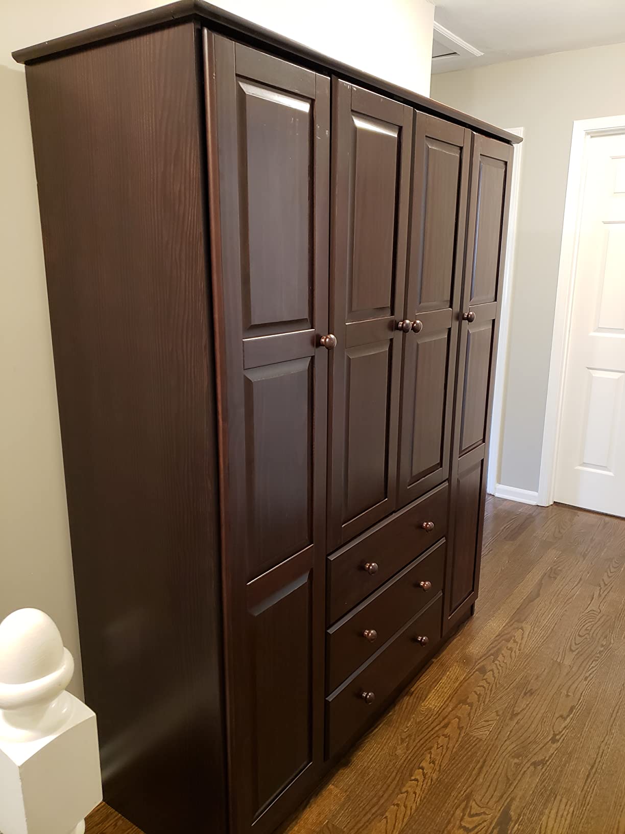 $67/mo - Finance 100% Solid Wood Family Wardrobe/Armoire/Closet 59640 ...
