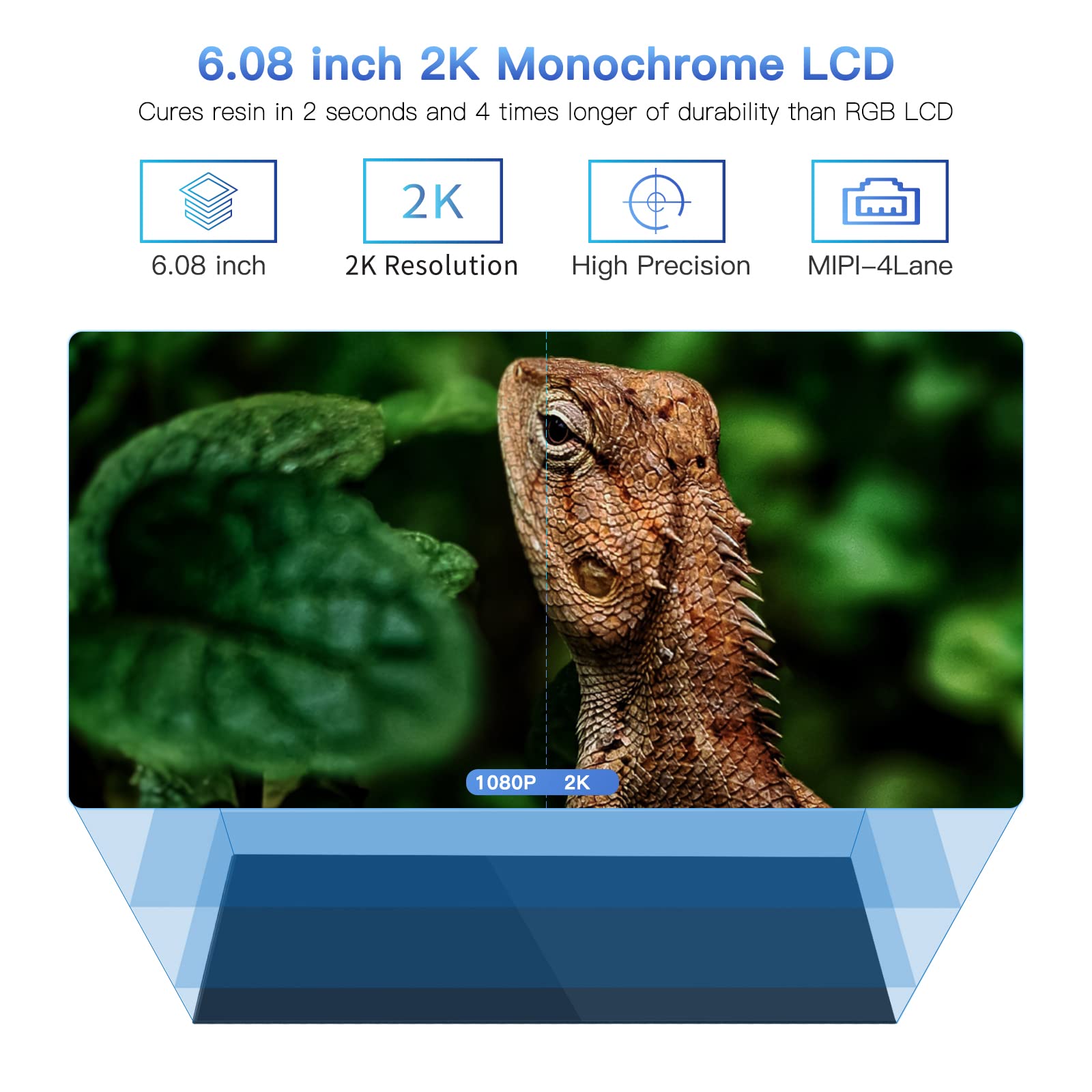 Voxelab Proxima Resin 3D Printer Upgraded 4K Mono Chrome, 53% OFF