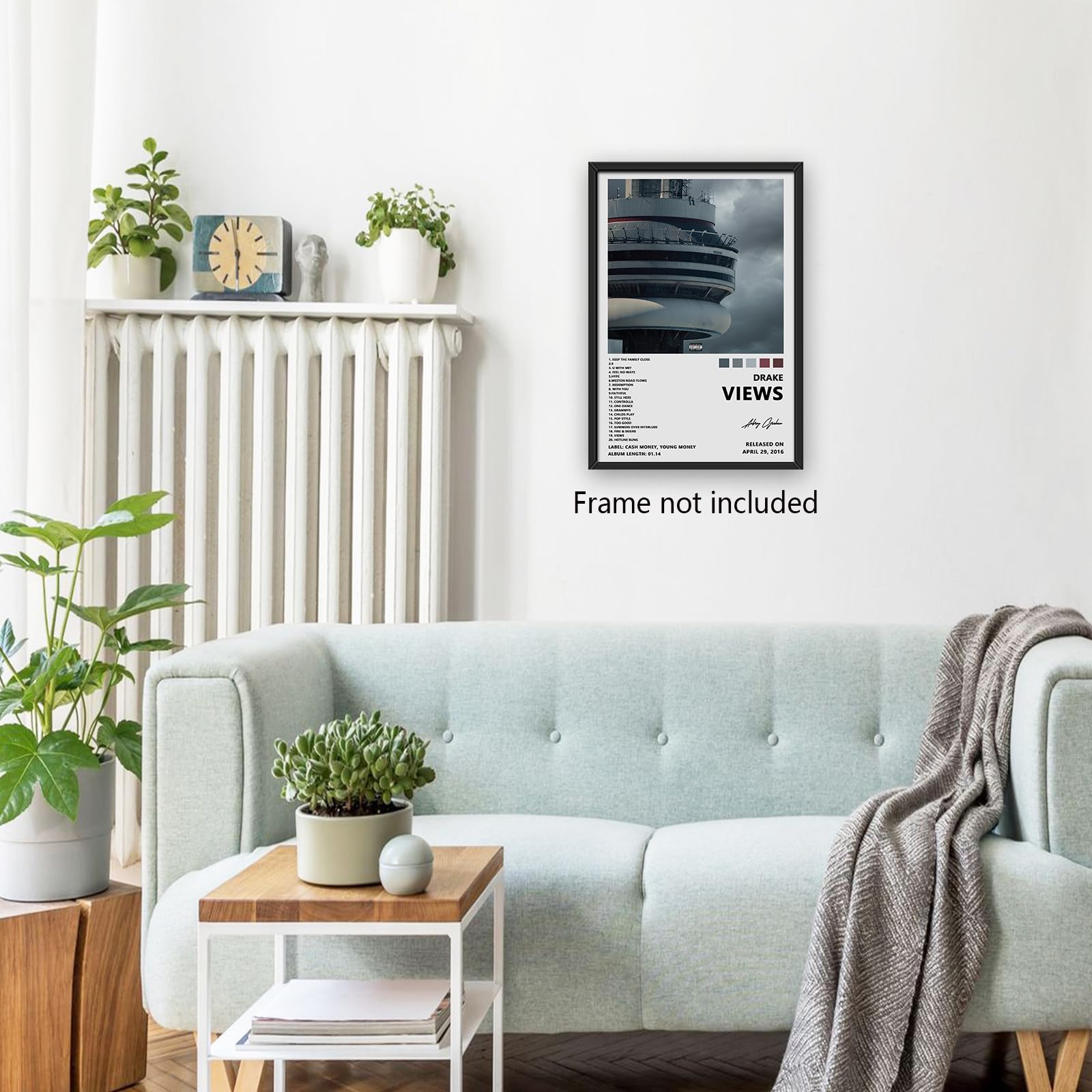 Snapklik.com : FestiKit Drake Poster Views Album Cover Wall Art Rapper ...