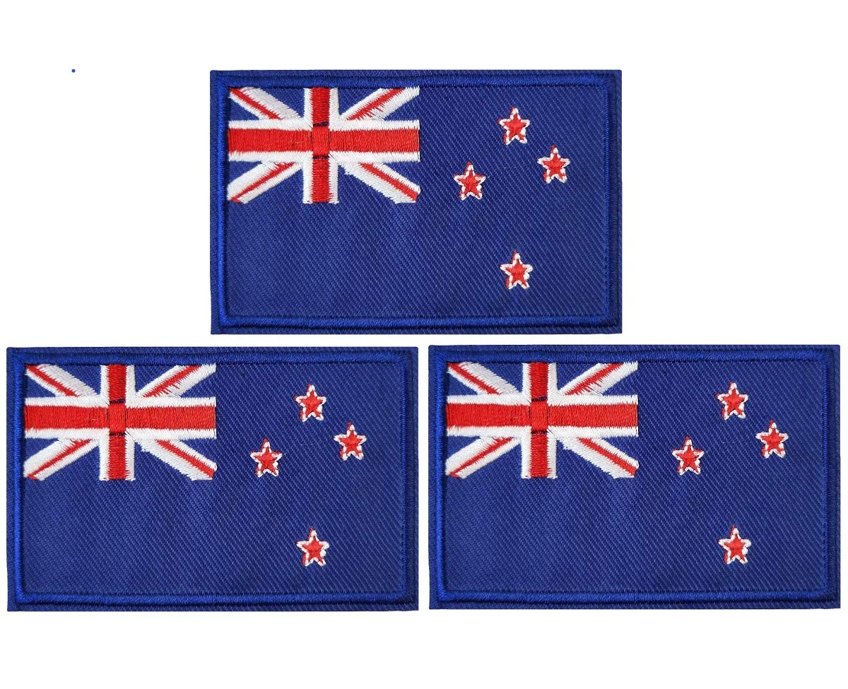 Snapklik.com : 3Pack New Zealand Flag Patch, Zealander Flags Patches, Tactical Embroidery Patch ...