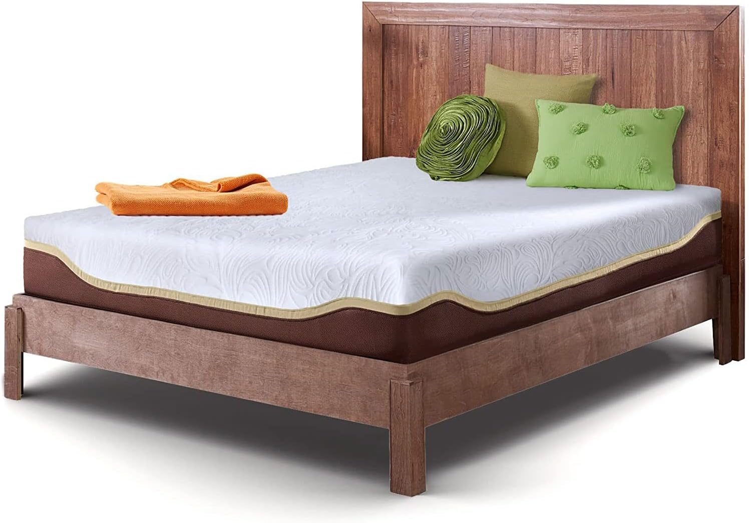 Amazon.com: GhostBed 10" Short Queen RV Mattress - Gel Memory Foam, Low ...