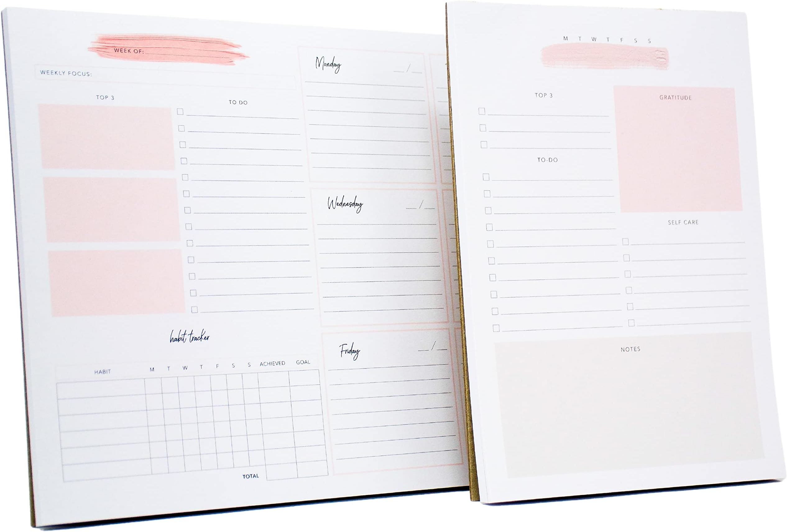 Amazon.com : Weekly & Daily Notepad Bundle - Stay Organized and On-Task ...
