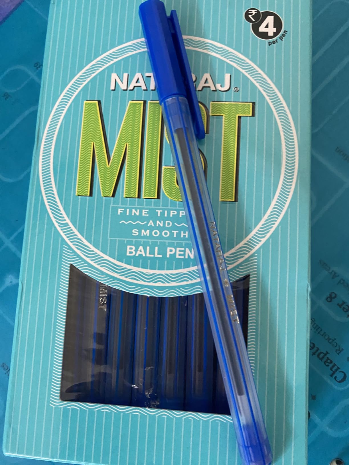 Hindustan Pencils Pvt Ltd Nataraj 621 Mist Ball Pen-Black | Comfortable ...