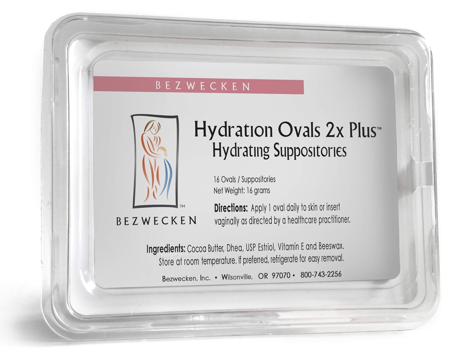 Amazon.com : Bezwecken – Hydration Ovals 2x Plus DHEA – 16 Extra ...