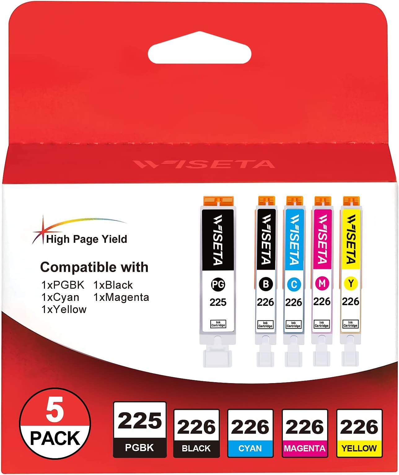 Amazon.com: Canon CLI226 3 Color Multi Pack Compatible to printer ...