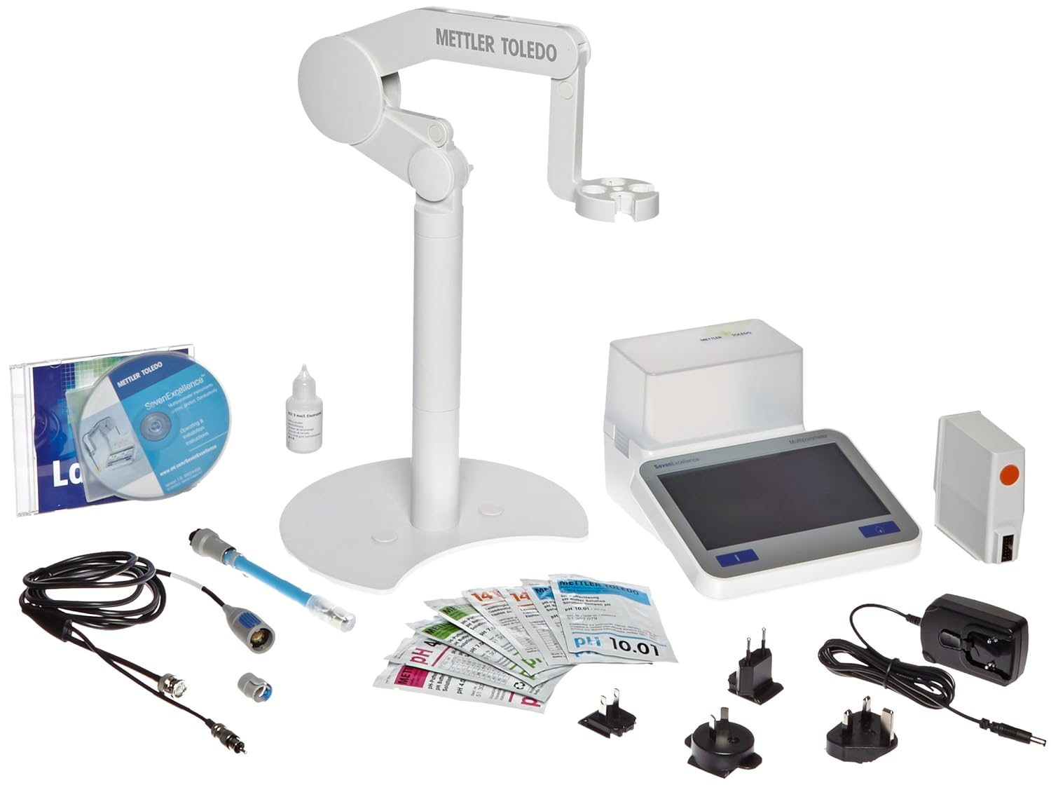 Mettler Toledo SevenExcellence S500-30046250 pH/Ion Meter, Bio, -2.000 ...