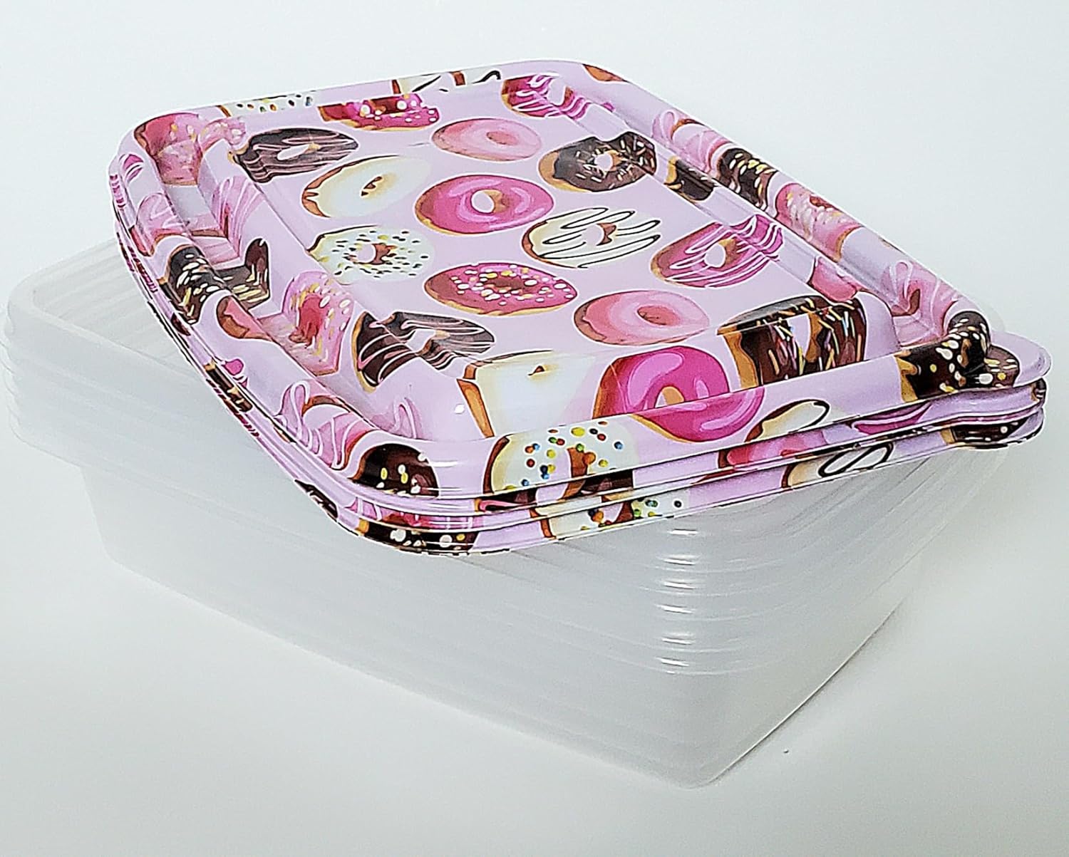 Amazon.com: Donut Design Plastic Food Storage Container Set of 5 BPA ...