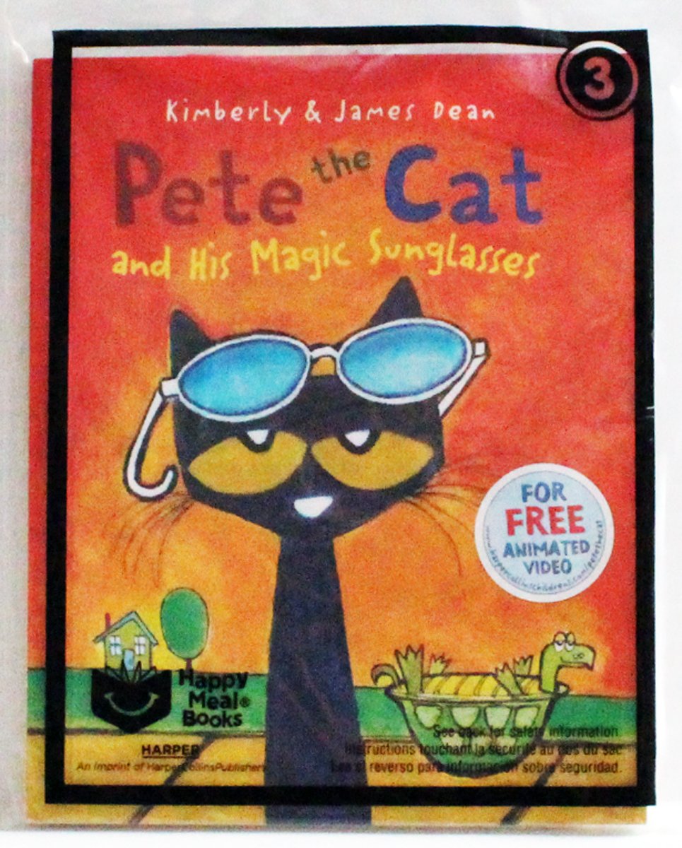 Pete the Cat and His Magic Sunglasses, McDonalds Happy Meal Book 3 ...