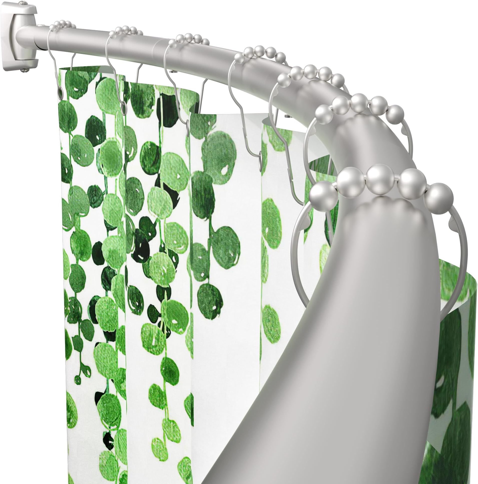 Amazon.com: ENJOYBASICS 34-76 Inches Curved Shower Curtain Rod ...