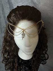 Amazon.com: Sixexey Snake Head Chain Layered Hair Chains Gold ...