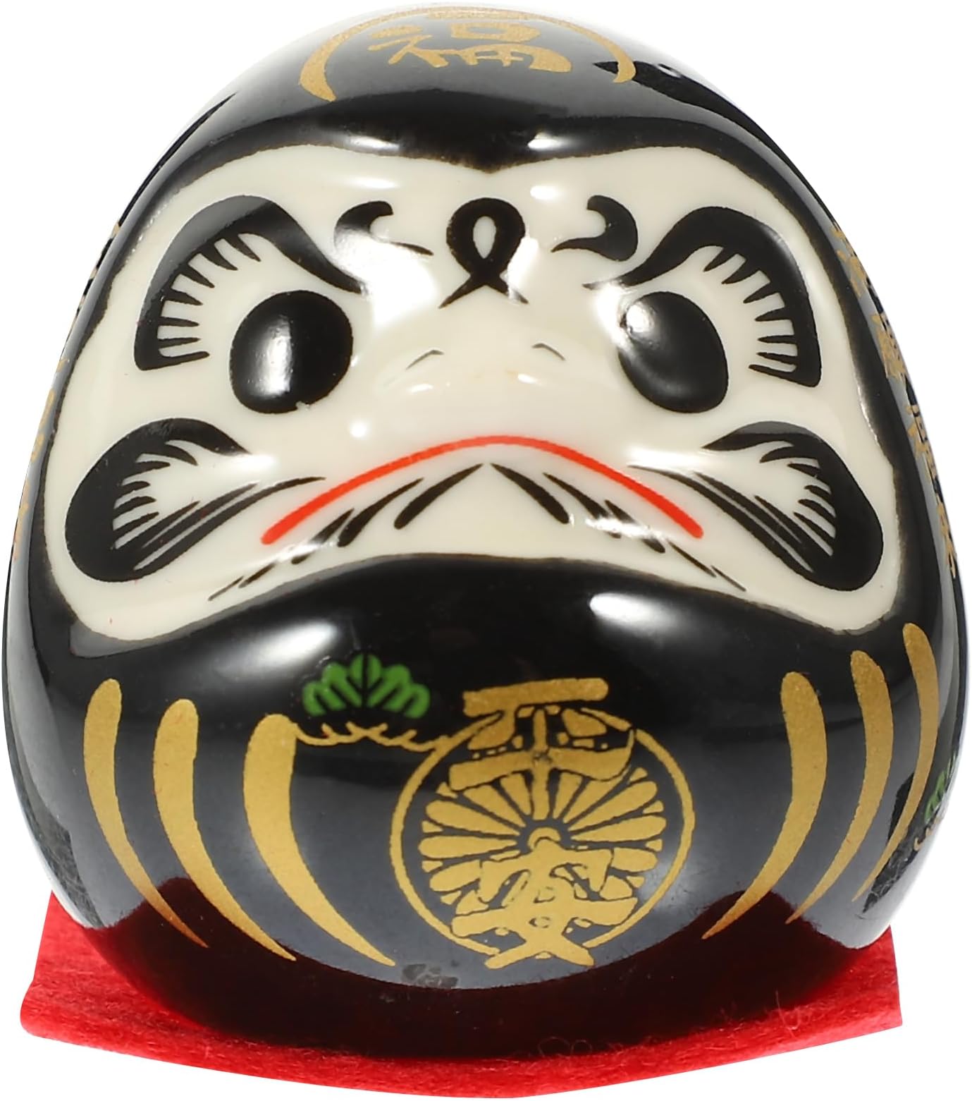 Zerodeko Red Daruma Doll, Small Japanese Daruma, Good Luck Ceramic ...
