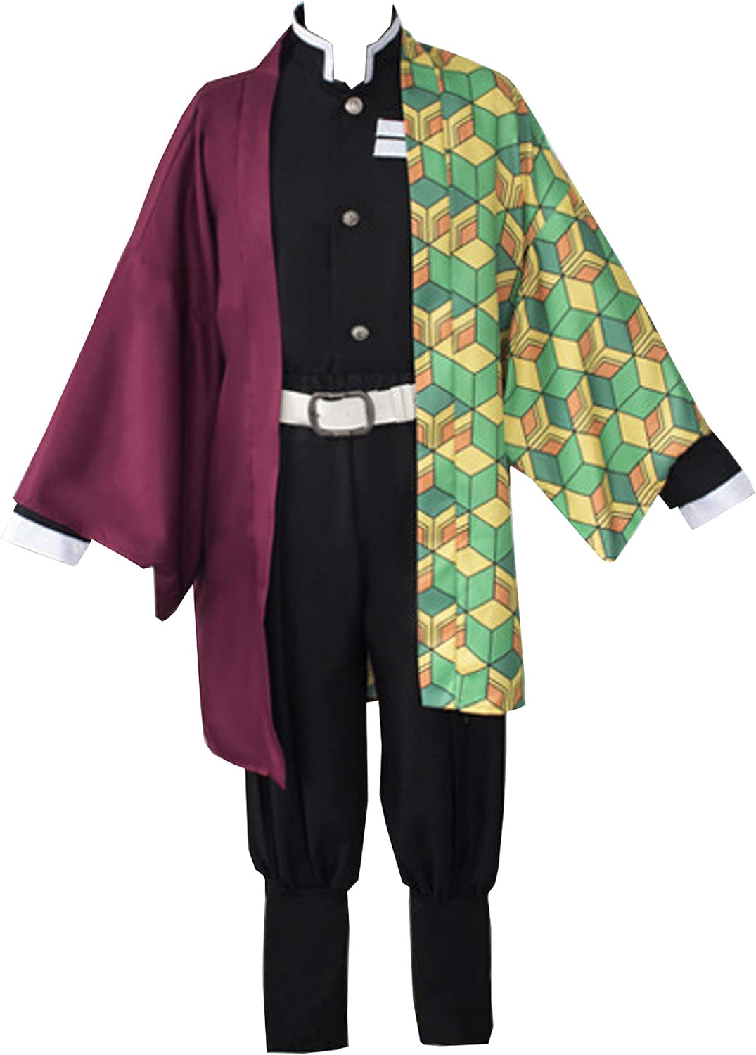 Anime Cosplay Costume Tanjirou Zenitsu Giyuu Halloween Outfit Robe ...