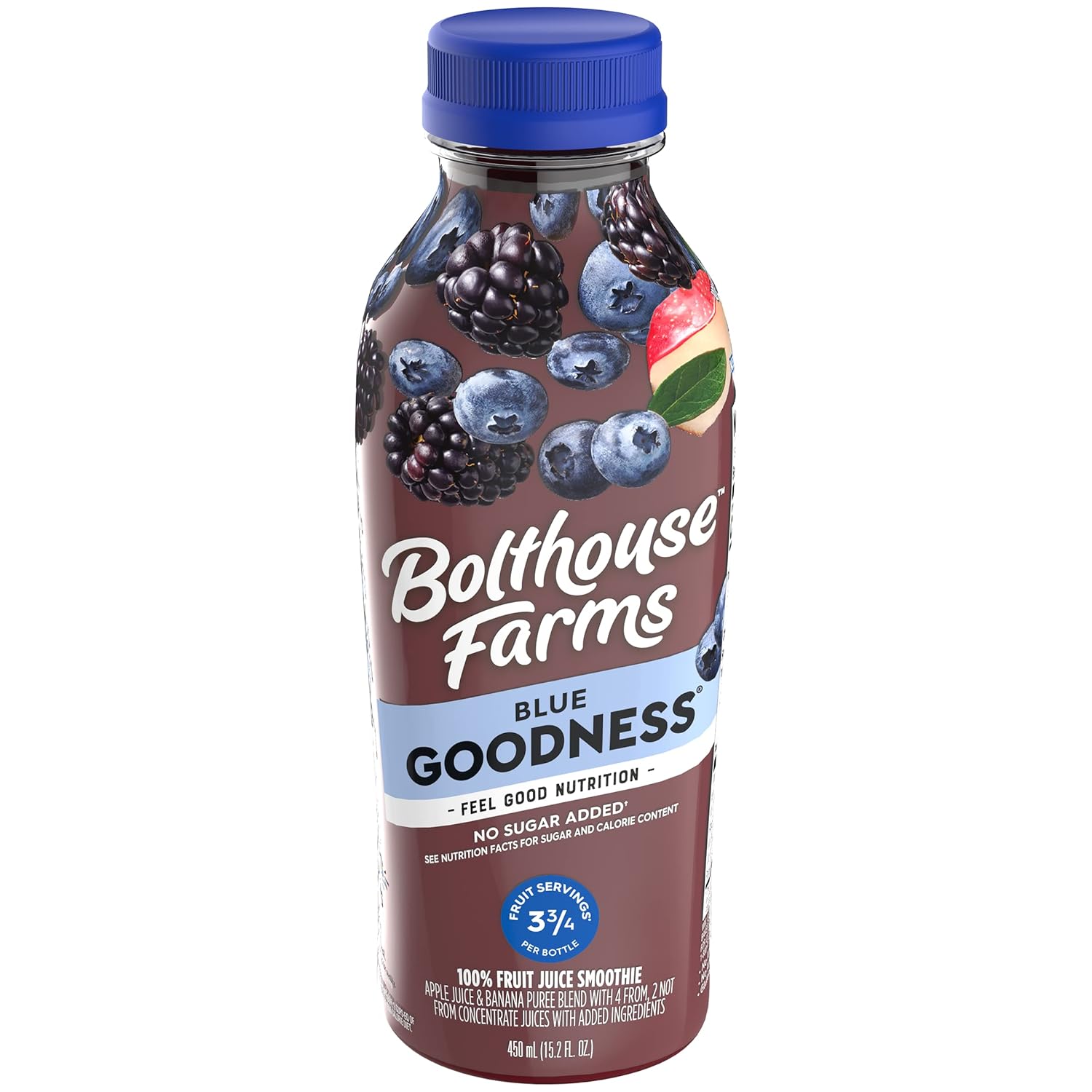 Amazon.com: Bolthouse Farms Blue Goodness Smoothie, 15.2 oz : Grocery ...