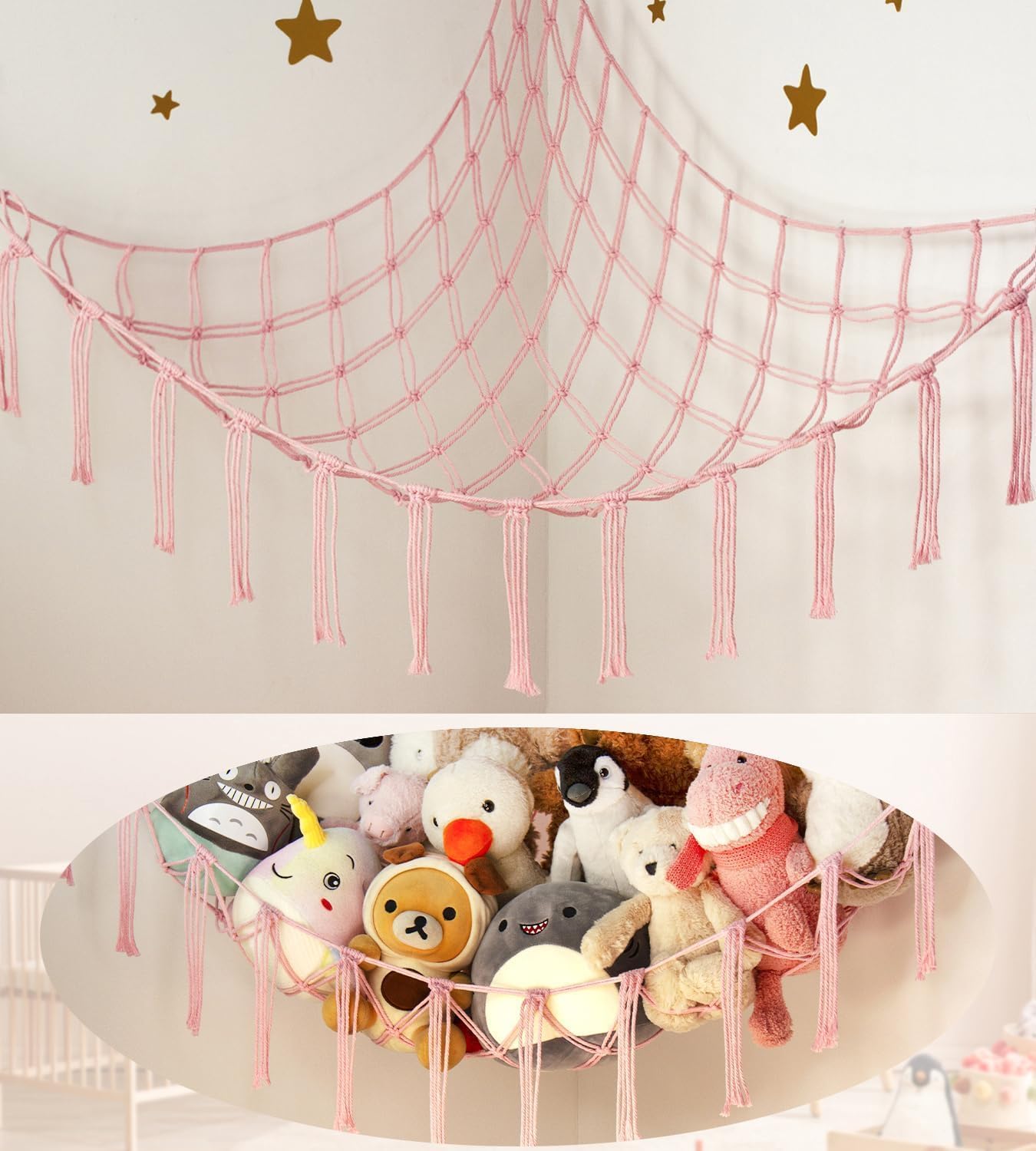 Baby Teddy Hammock - Stuffed Animals Toy Storage Hammock - Teddy Bear ...