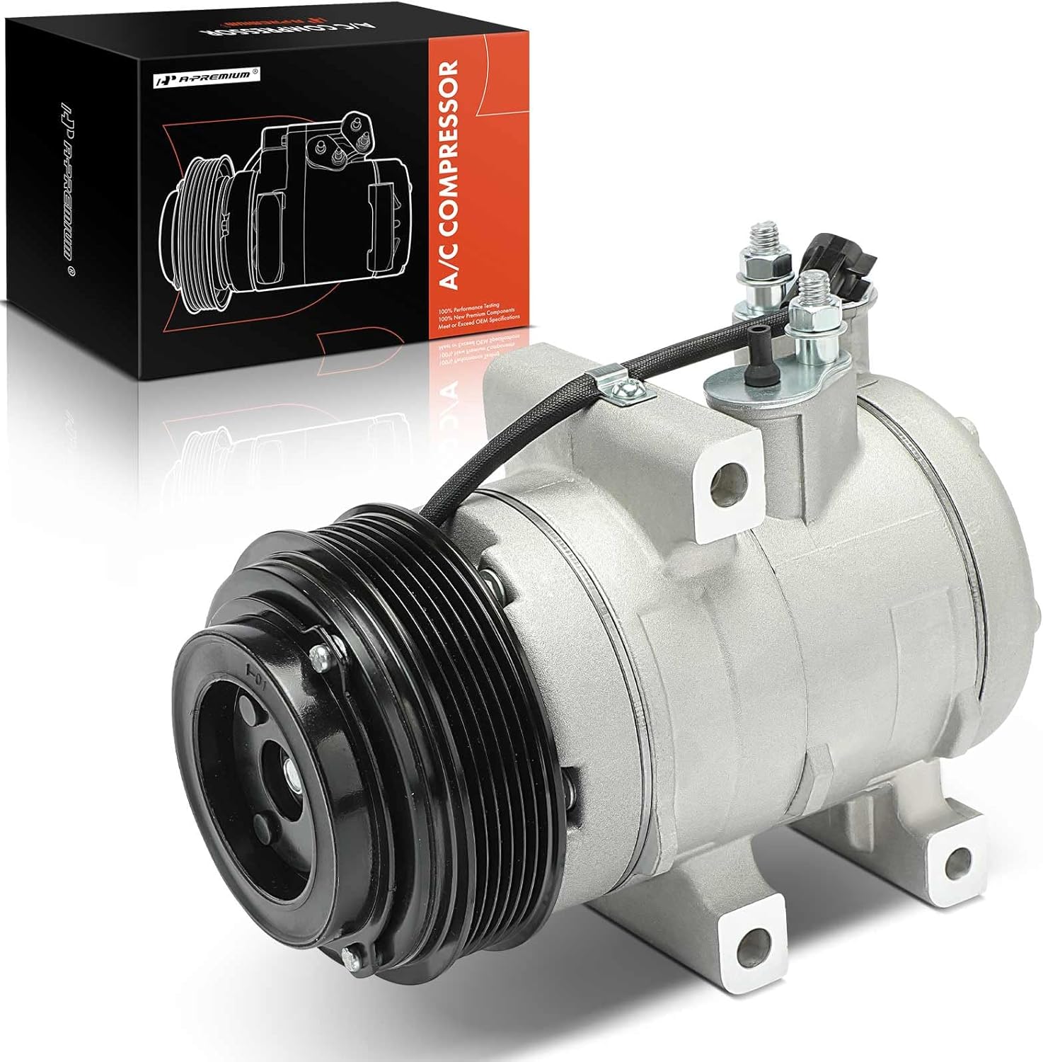 Amazon.com: A-Premium Air Conditioner AC Compressor with Clutch ...