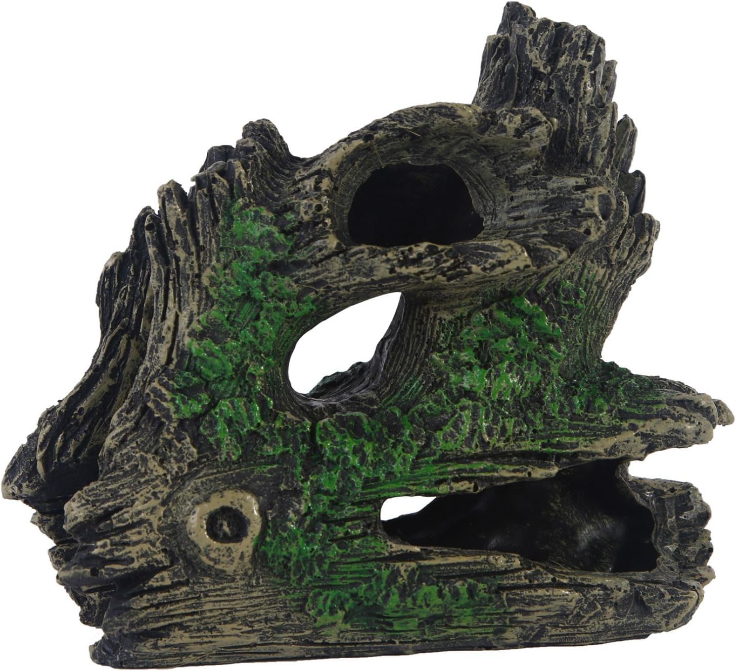 Amazon.com: HoneTeek Resin Hollow Tree Trunk Aquarium Décor, Wood ...