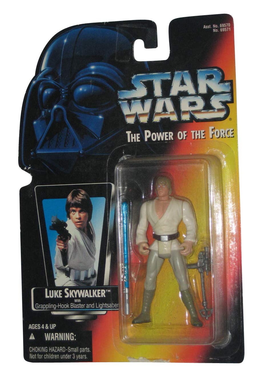 Amazon.com: Luke Skywalker with Grappling-Hook Blaster and Lightsaber ...