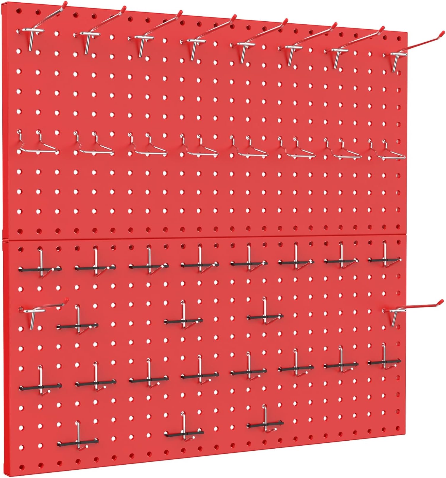 Amazon.com: TORACK Metal Pegboard Wall Organizer 24" x 24" or 12" x 48 ...