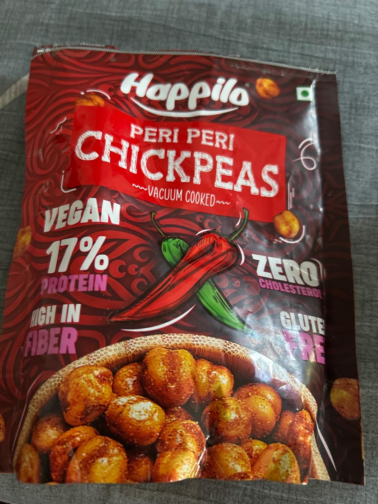 Happilo Premium Super Snack Peri Peri Chickpeas 110g, Crunchy and ...