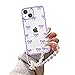 Amazon.com: EYZUTAK Case for iPhone 14, Clear Cute Ribbon Bowknot Pattern Aesthetic Transparent ...
