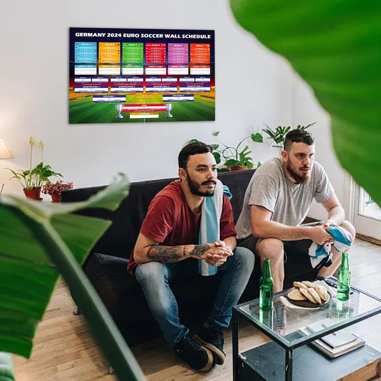 Mural Gráfico de Euro Soccer de Alemania 2024, Mural Gráfico de Euro 2024, Mural Póster del ...