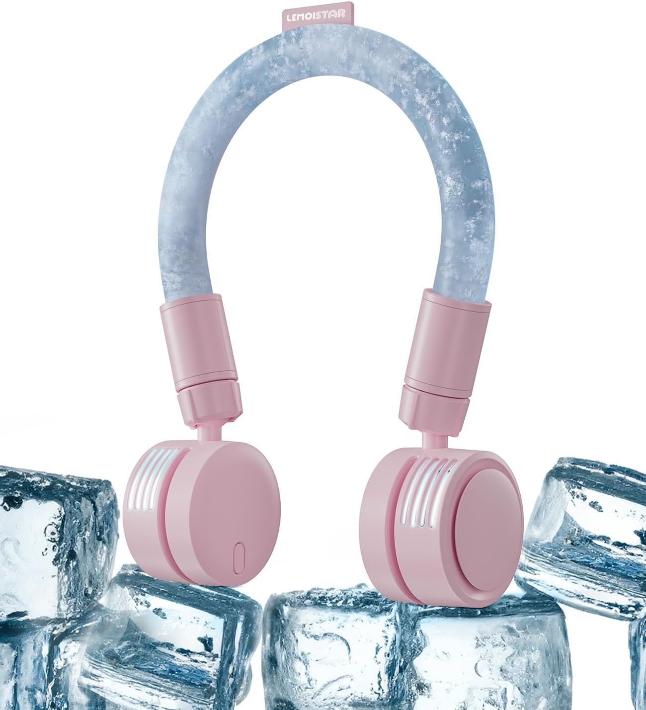 Amazon.com: LEMOISTAR Portable Neck Fan, Hands Free Bladeless Fan, 360 ...