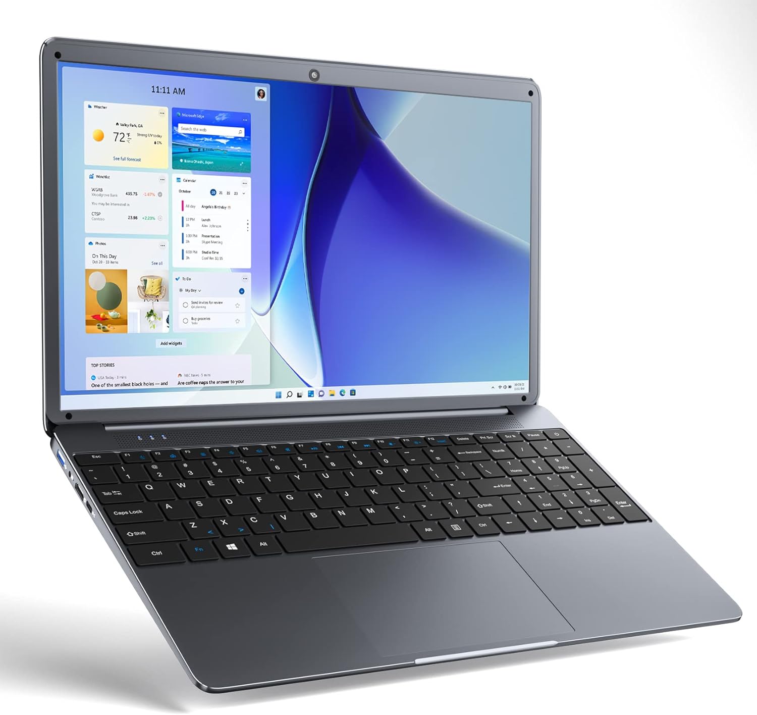 SGIN 39,6 cm Laptop, 12 GB RAM, 512 GB SSD Notebook, Celeron N5095 Up ...