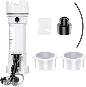 Amazon.com: 2025 Upgraded 320 Pool Automatic Inline Chlorine/Bromine ...