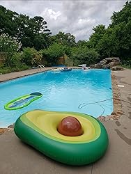 Amazon.com: Jasonwell Inflatable Avocado Pool Float Floatie with Ball ...
