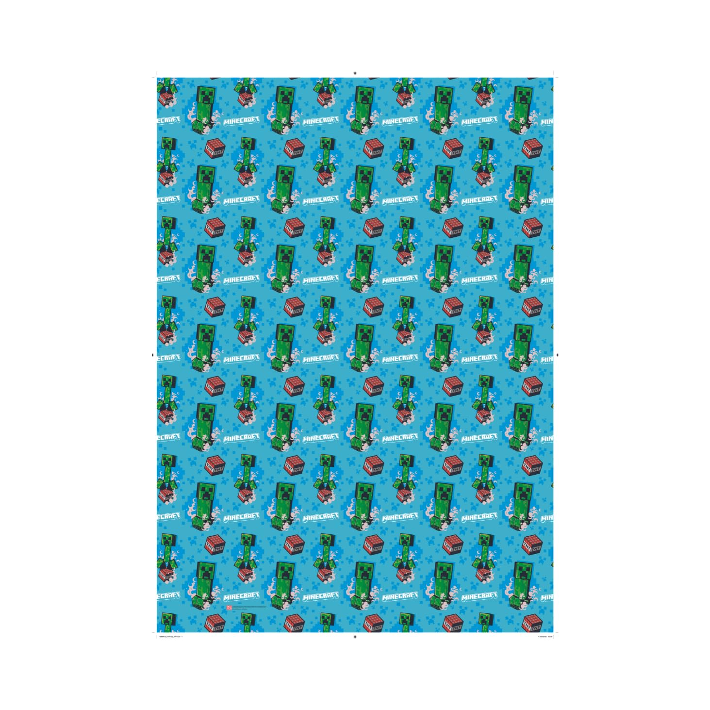Minecraft Wrapping Paper Minecraft Clearance Wrapping Paper