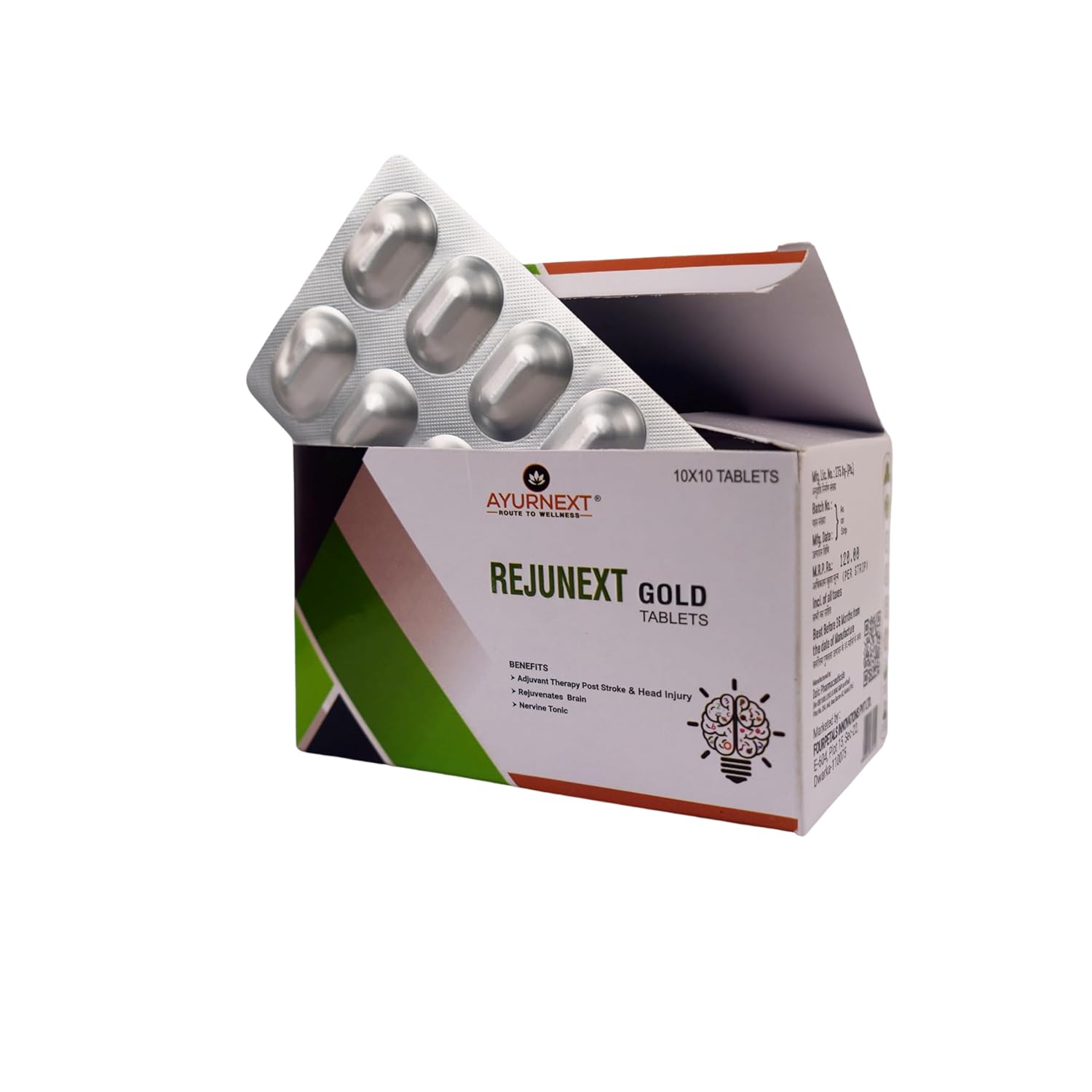 Buy Ayurnext Tab Rejunext Gold 10 X 10 Strips Online at Low Prices in ...