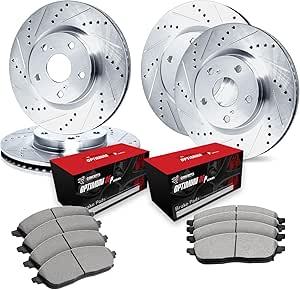 Amazon.com: R1 Concepts Front Rear Brakes and Rotors Kit |Front Rear Brake Pads| Brake Rotors ...