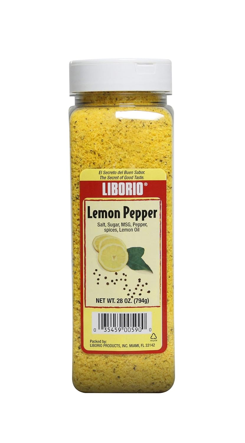 Amazon.com : Liborio Lemon Pepper, 28oz : Grocery & Gourmet Food